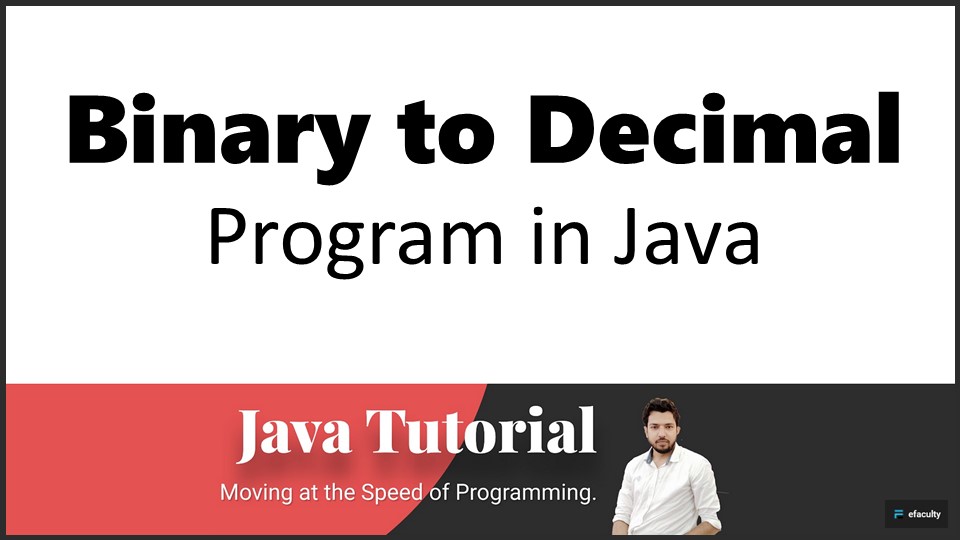 Binary To Decimal Number Program In Java