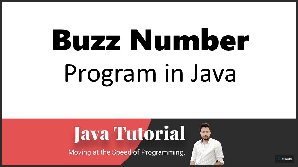 Buzz Number Program In Java